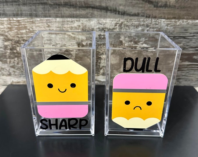 Pencil Cups-dull and Sharp | Classroom Pencil Tins | Dull and Sharp ...