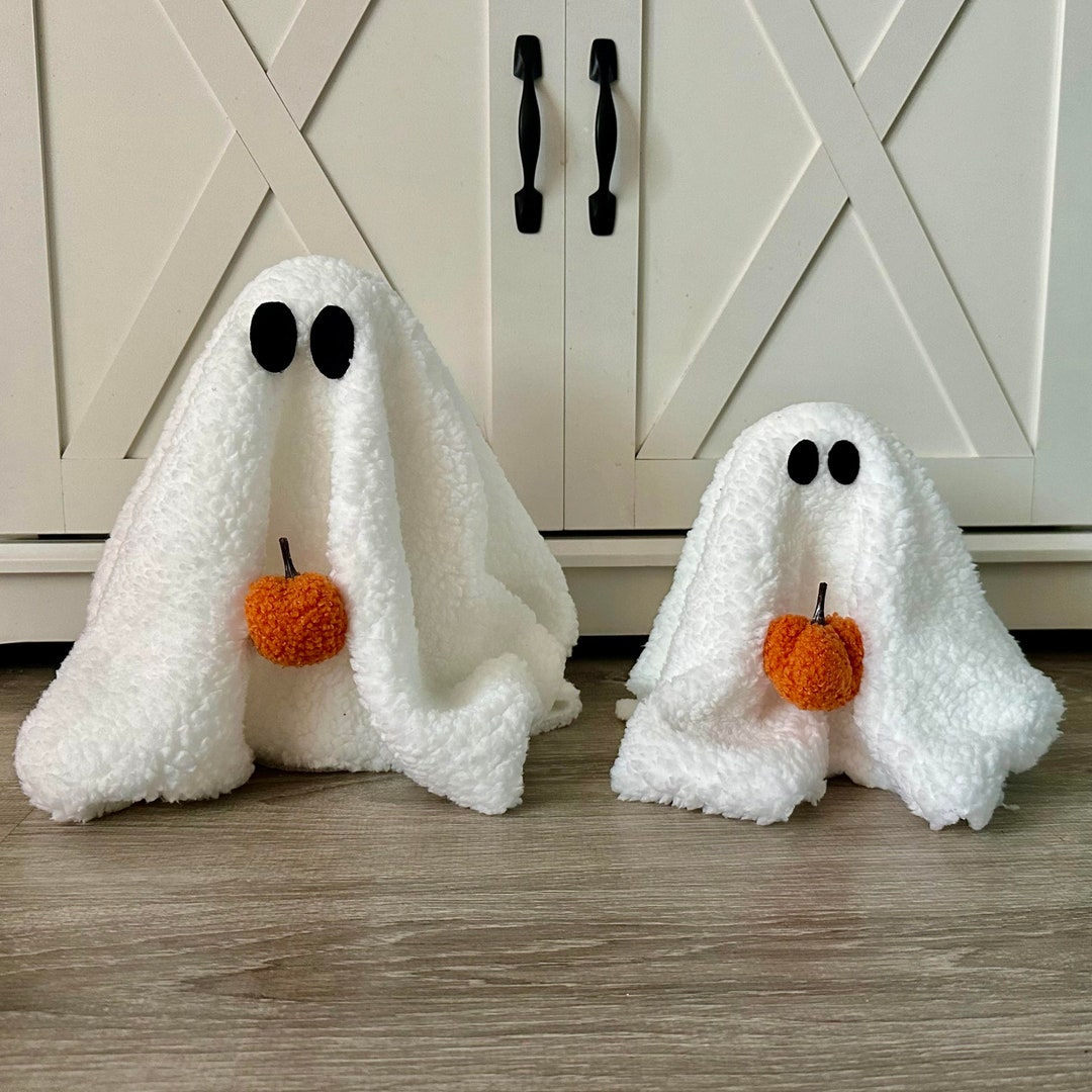 Sherpa Ghost Decor / Cute Halloween Decoration / Mantle Decoration ...
