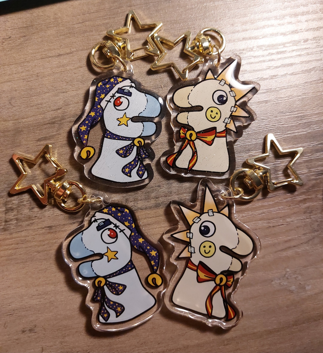 Sun & Moon Puppet Pals Keychains! - Etsy