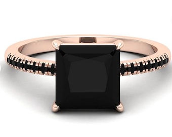 Square Shape Wedding Ring - Etsy