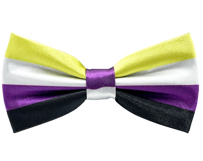 Nonbinary Pride Bow - Etsy