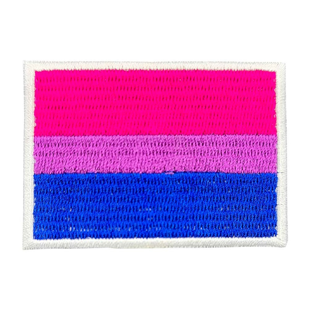 Bisexual Flag Rectangular Embroidered Iron-on Festival Patch - Etsy