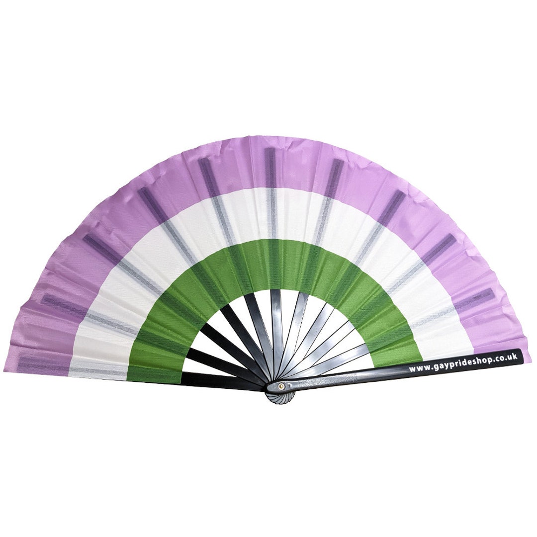 Giant Cracking Fan Genderqueer Flag - Etsy