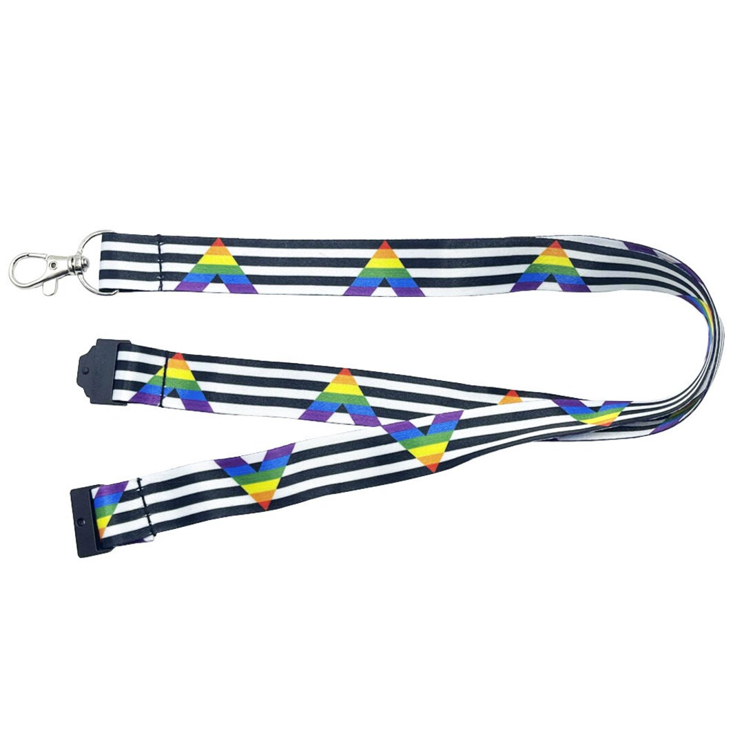 Straight Ally Flag Lanyard with Zinc Alloy Clip and Safety Catch - Etsy