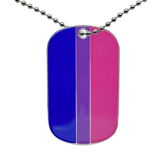 Bisexual Pride Dog Tag - Etsy UK
