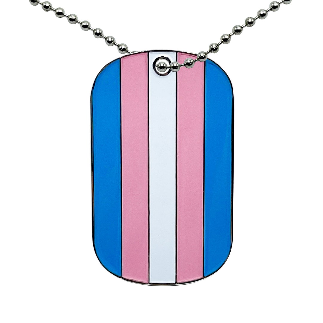 Transgender Pride Dog Tag - Etsy