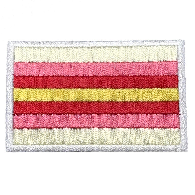 Girlflux Flag Rectangular Embroidered Iron-on Festival Patch - Etsy