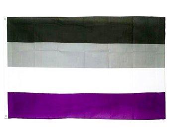 Asexual Pride Flag Large Premium Quality Ace Flag 5ft X 3ft Double ...