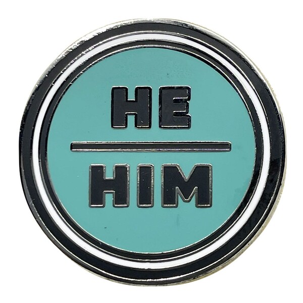 Pronoun Pins - Etsy