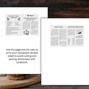 Elf Newspaper | Christmas Elf Activity | Holiday Elf Ideas, Props and ...