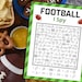 Football I Spy | Printable Football Game | Football Activity for Kids ...