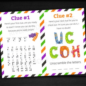 Indoor Halloween Treasure Hunt for Older Kids | Halloween Scavenger ...