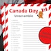 Canada Day Unscramble Game | Printable Canada Day Game | Canada Day ...