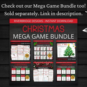 Roll A Tree Dice Game | Printable Christmas Game | Christmas Activity ...