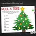 Roll A Tree Dice Game Printable Christmas Game Christmas Activity for ...
