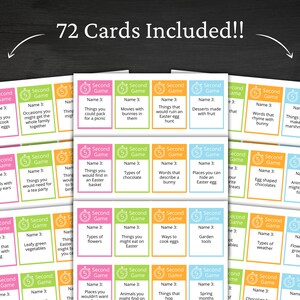 Easter 5 Second Game | Printable Easter Activity for Kids and Adults ...