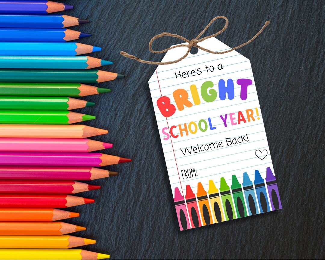 Back to School Tags | Gift Tags | First Day of School Tags | Printable ...