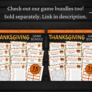 Thanksgiving Forbidden Words | Printable Thanksgiving Game ...