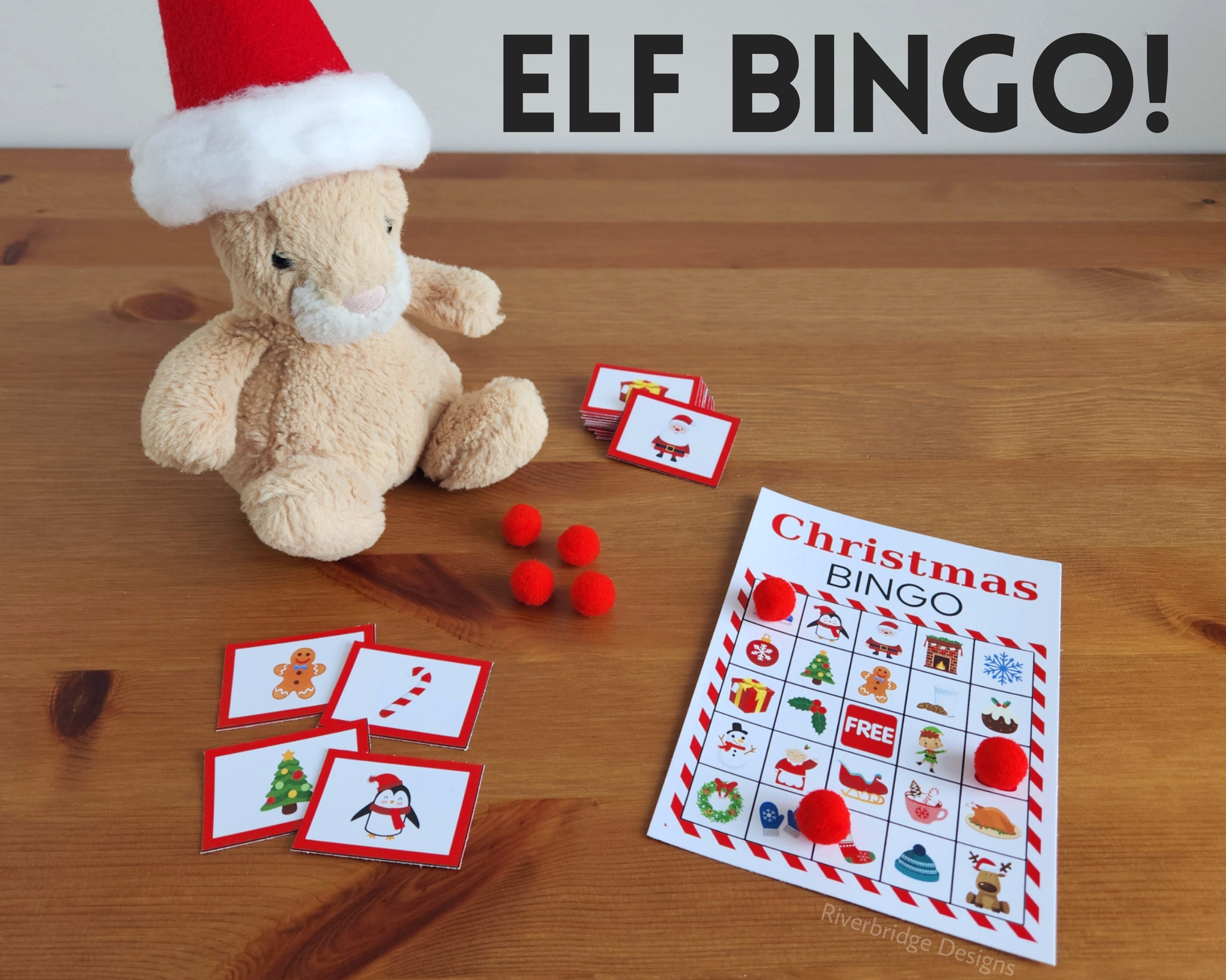 Elf Bingo Christmas Elf Activity Holiday Elf Ideas, Props and ...