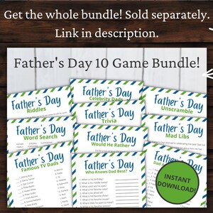 Father's Day Unscramble | Printable Father's Day Games for Kids and ...