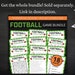 Football Riddles | Printable Football Game | Football Activity for Kids ...