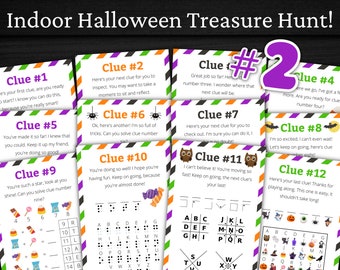 Halloween Scavenger Hunt for Kids Ultimate Indoor Halloween - Etsy UK