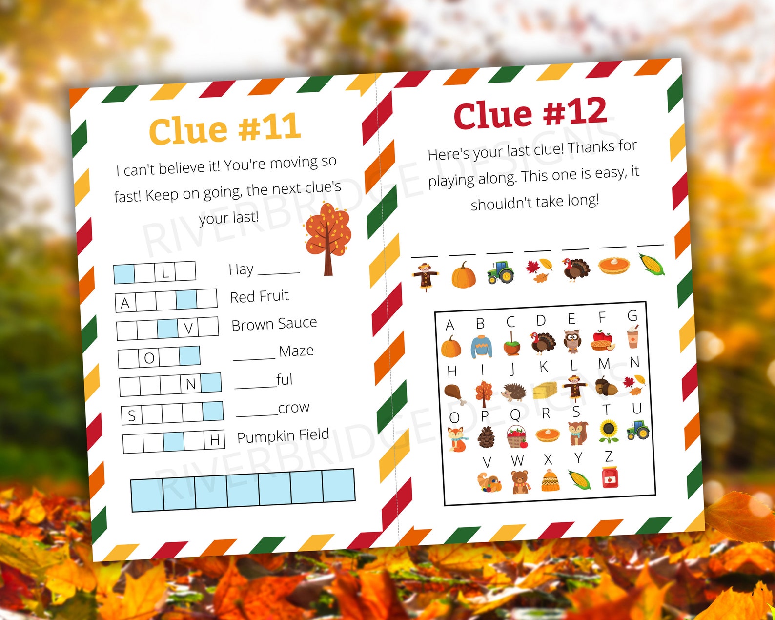 Indoor Thanksgiving Treasure Hunt for Older Kids | Thanksgiving ...