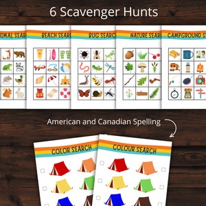 Camping Activity Bundle | Camping Games | Printable Activities for ...
