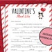 Valentine's Day Mad Libs Valentine's Party Games Valentines Day ...