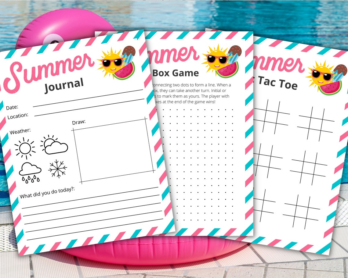 Summer Game Bundle Printable Summer Games and Activities for - Etsy