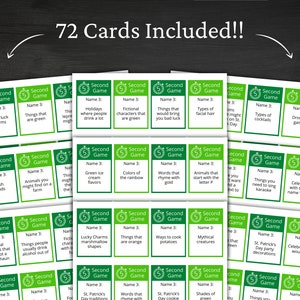 St. Patrick's Day 5 Second Game | Printable St. Patrick's Day Activity ...