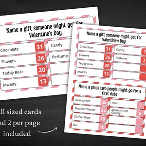 Valentine's Day Friendly Feud | Printable Valentine's Day Activity for ...