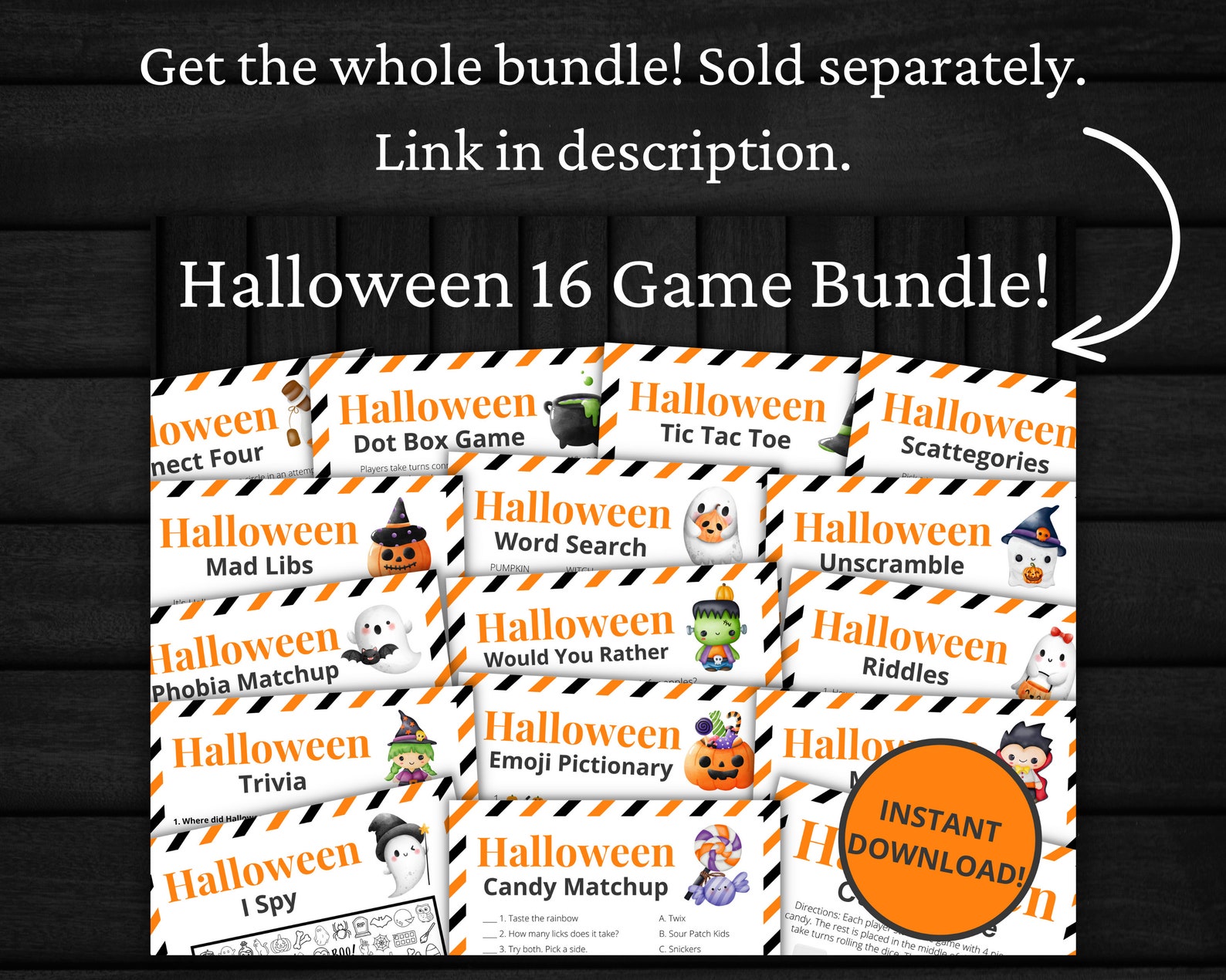 Halloween Riddles | Printable Halloween Game | Halloween Activity for ...