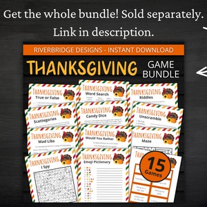 Thanksgiving Riddles | Printable Thanksgiving Game | Thanksgiving ...