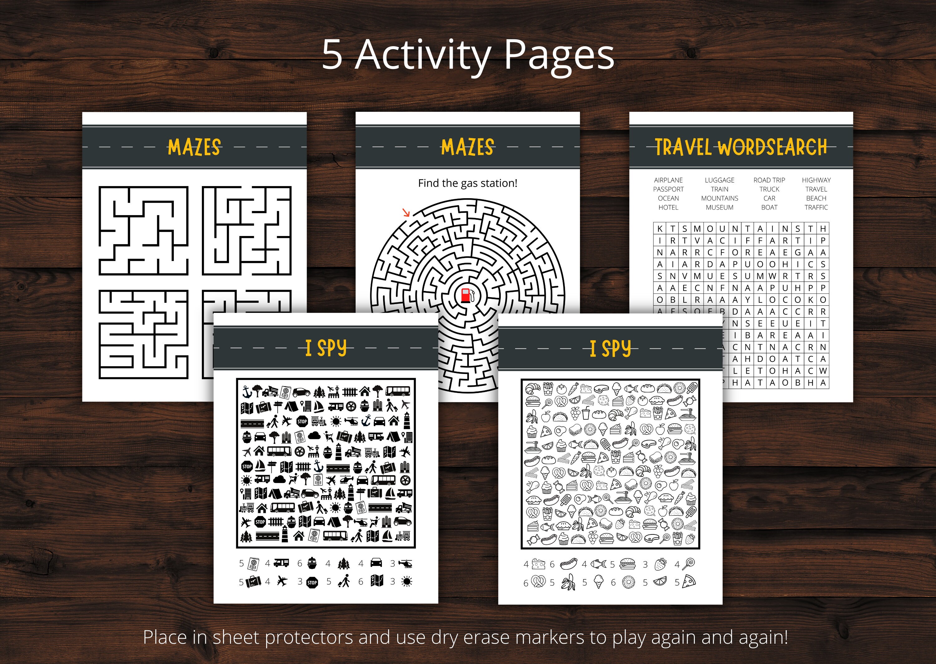 Road Trip Activity Bundle Road Trip Games Printable | Etsy