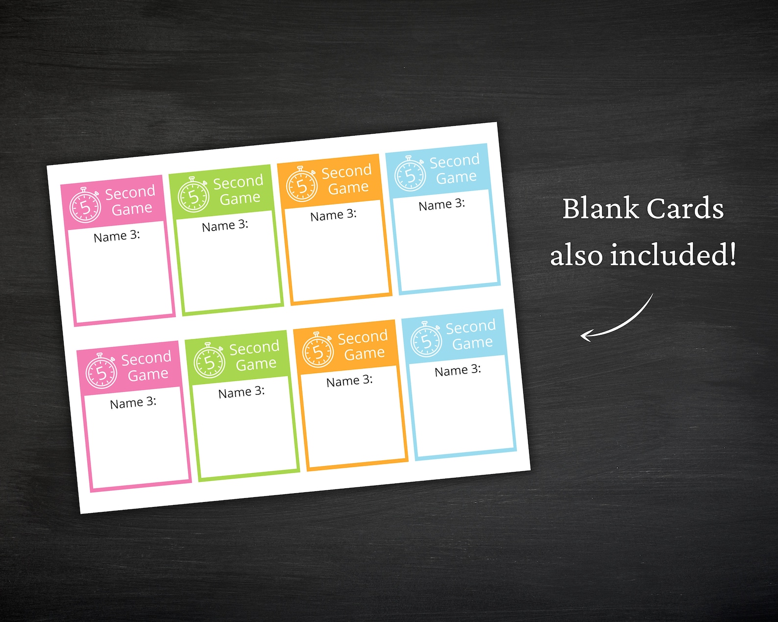 Easter 5 Second Game Printable Easter Activity for Kids and Adults ...