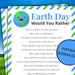 Earth Day Would You Rather | Printable Earth Day Games for Kids and ...