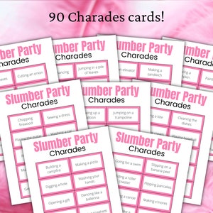 Slumber Party Game Bundle | Printable Sleepover Games for Kids and ...