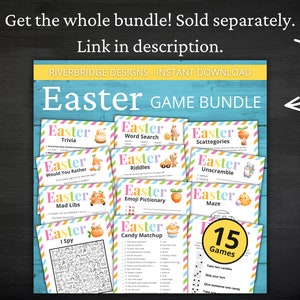 Easter Trivia | Printable Easter Game | Easter Activity for Kids and ...