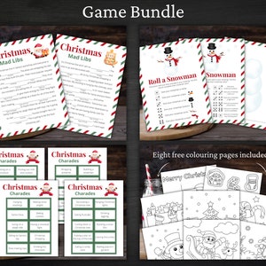 Christmas Mega Game Bundle | Printable Christmas Games for Kids and ...