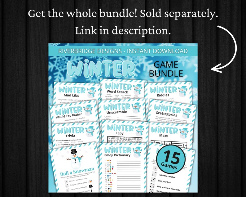 Winter Trivia | Printable Snow Day Activity for Kids and Adults ...