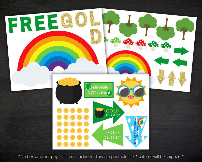 Printable Leprechaun Trap Kit St. Patrick's Day Activity - Etsy