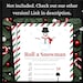Roll A Snowman Game | Printable Christmas Game | Winter Activity for ...