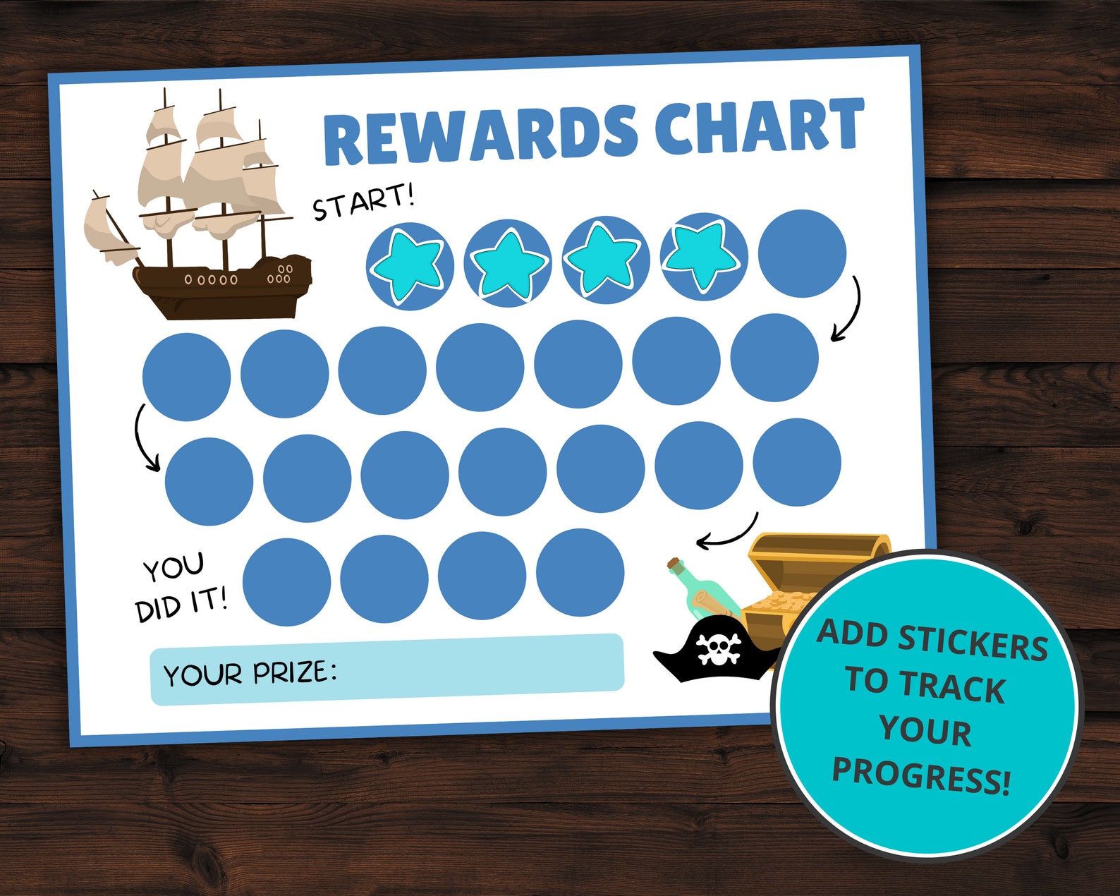 Rewards Chart Printable for Children and Toddlers Potty - Etsy