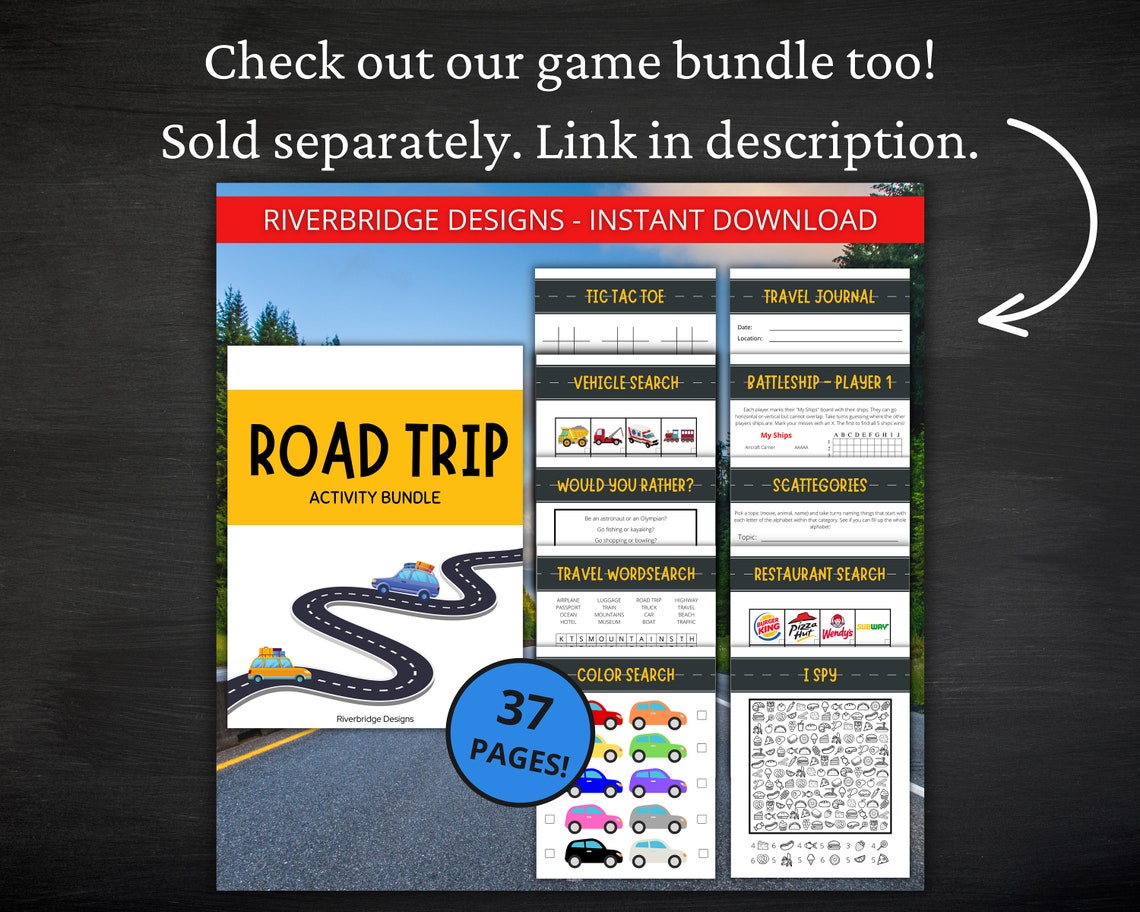 Road Trip Forbidden Words | Printable Road Trip Game | Travel Activity ...