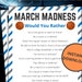 March Madness Would You Rather Printable March Madness Game for Kids ...