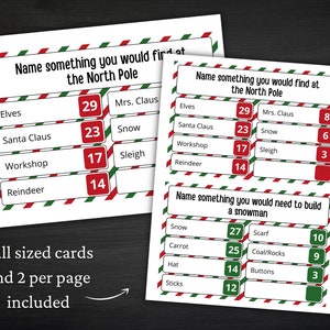 Christmas Friendly Feud | Printable Christmas Game | Christmas Activity ...