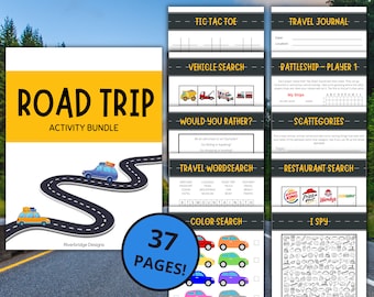 Road Trip Scavenger Hunts | Road Trip Games | Printable Activities for ...
