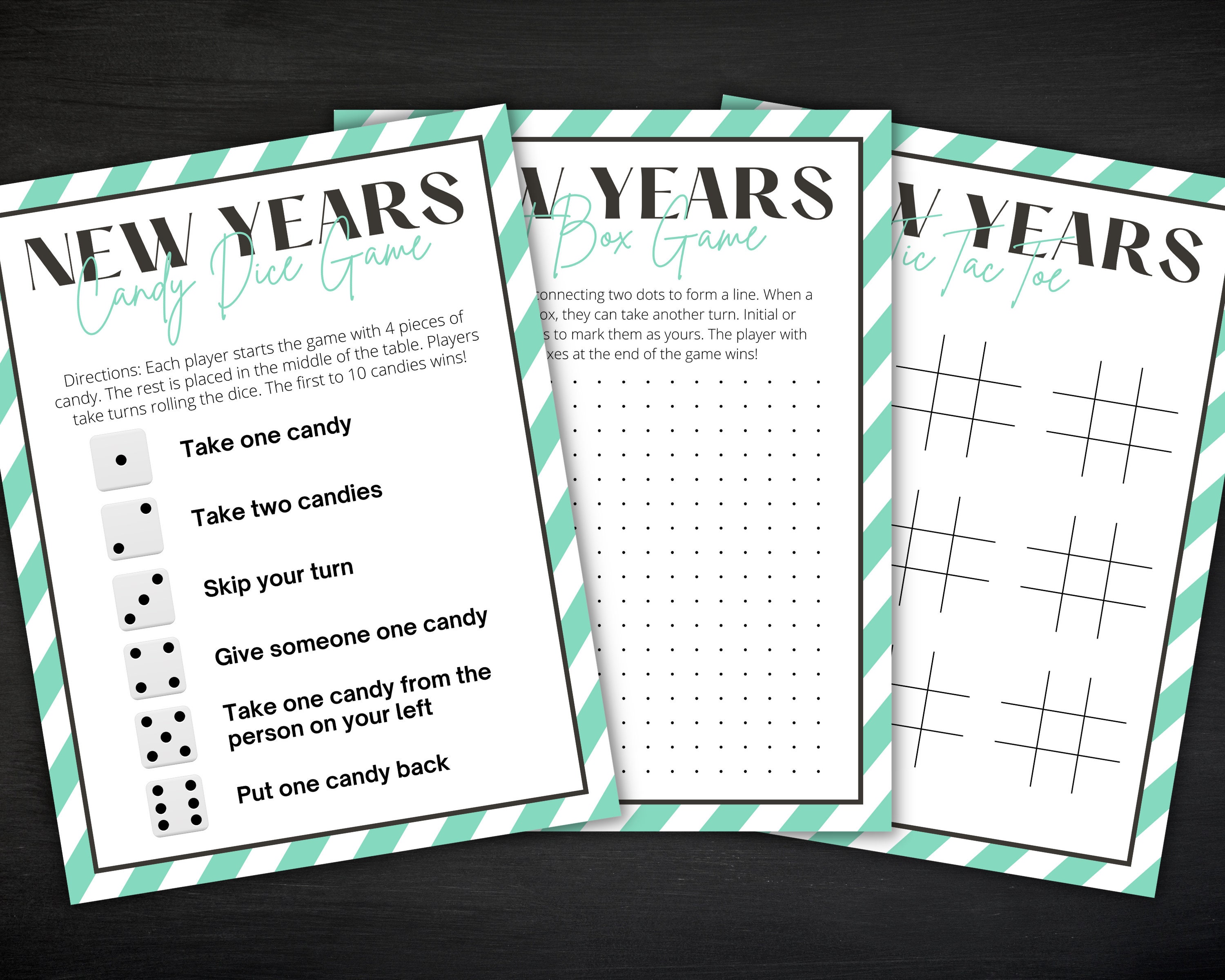 New Year's Eve Game Bundle | Printable New Year's Eve Games for Kids ...