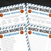 March Madness Game Bundle Printable Basketball Games for Kids and ...